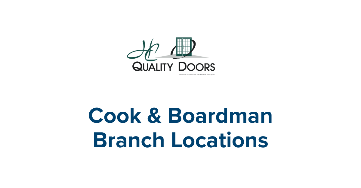 HC Quality Doors - The Cook & Boardman Group