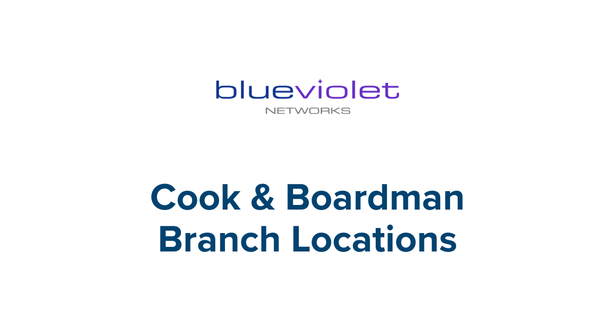 BlueViolet Networks - The Cook & Boardman Group